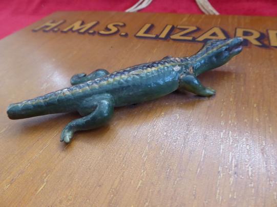 BOAS Militaria | UNIQUE WW2 ROYAL NAVY - HMS LIZARD - LARGE SHIELD FROM ...