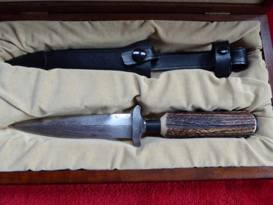 BOAS Militaria | MINT – 1986 - Kershaw Damascus Knife by Manfred Sachse ...