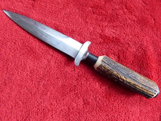 BOAS Militaria | MINT – 1986 - Kershaw Damascus Knife by Manfred Sachse ...