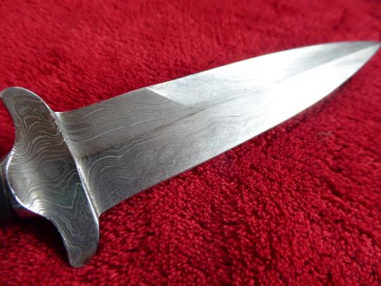BOAS Militaria | MINT – 1986 - Kershaw Damascus Knife by Manfred Sachse ...