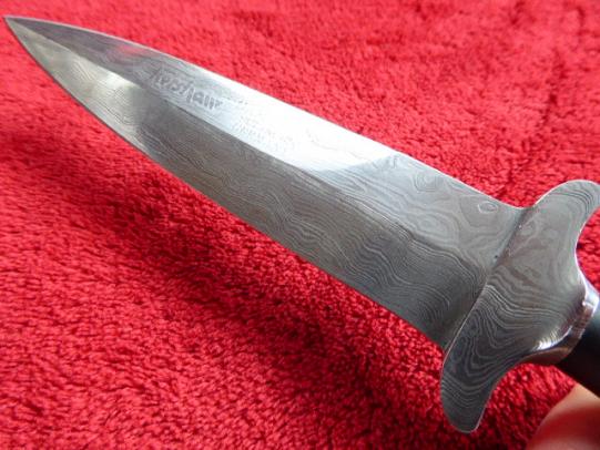 BOAS Militaria | MINT – 1986 - Kershaw Damascus Knife by Manfred Sachse ...
