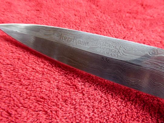 BOAS Militaria | MINT – 1986 - Kershaw Damascus Knife by Manfred Sachse ...