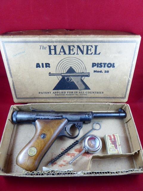 BOAS Militaria | German Haenel Model 28 .177 Calibre Air Pistol with ...