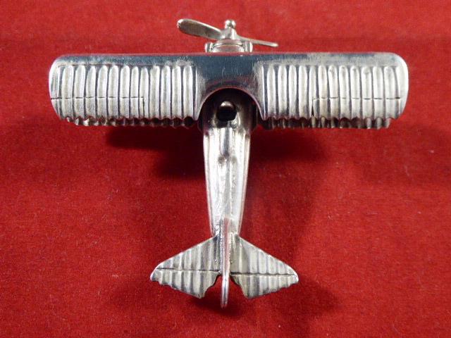 BOAS Militaria | Vintage Miniature WW1 French SPAD Biplane in 925 ...