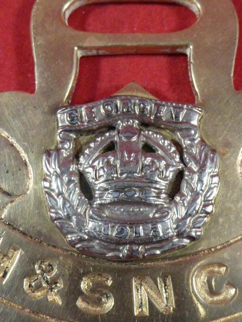 BOAS Militaria | Rare Parade Badge of Merit Horse Brass awarded by ...