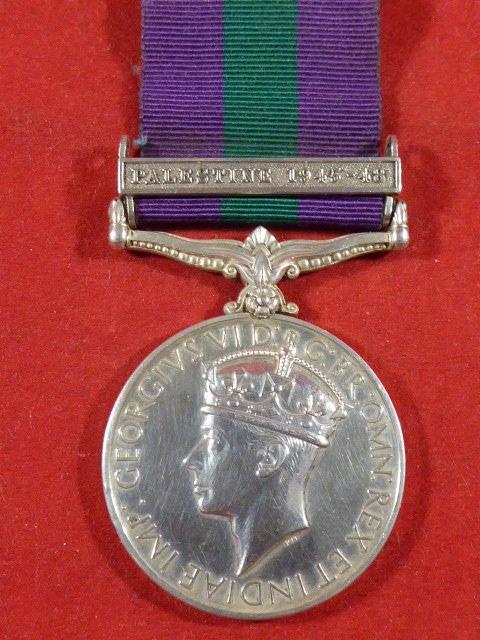 BOAS Militaria | Genuine George VI General Service Medal GSM with ...