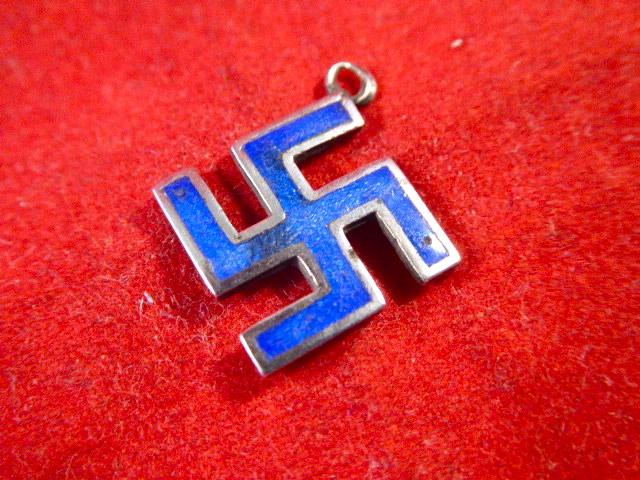 BOAS Militaria | Small Nazi Party Sterling Silver & Blue Enamel ...