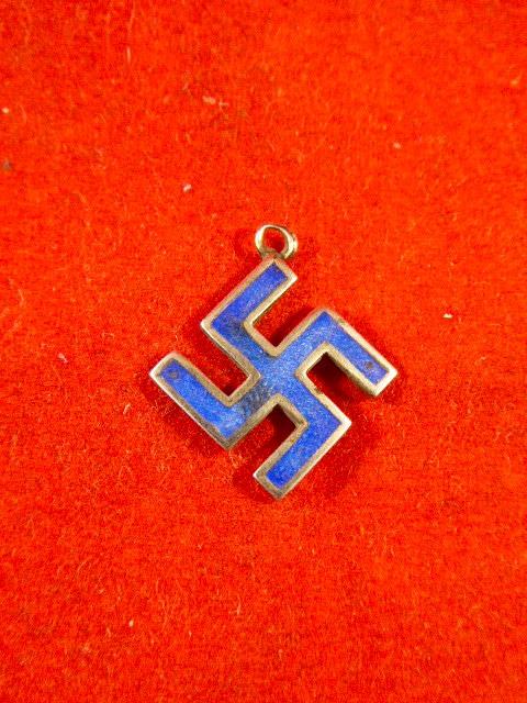 BOAS Militaria | Small Nazi Party Sterling Silver & Blue Enamel ...