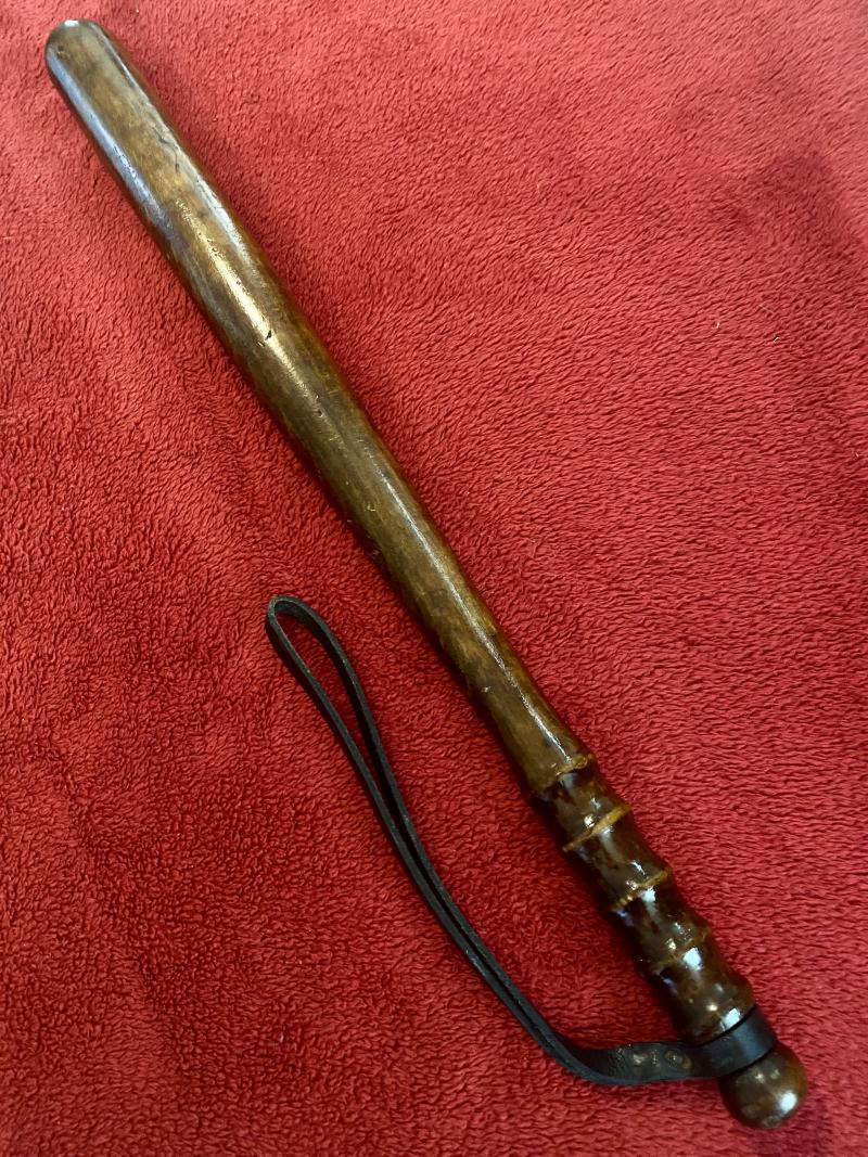 BOAS Militaria | Vintage British Royal Mounted Police Wooden Truncheon ...