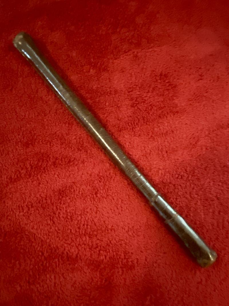 BOAS Militaria | Large Antique Leather Covered “Lead” Cosh or Blackjack