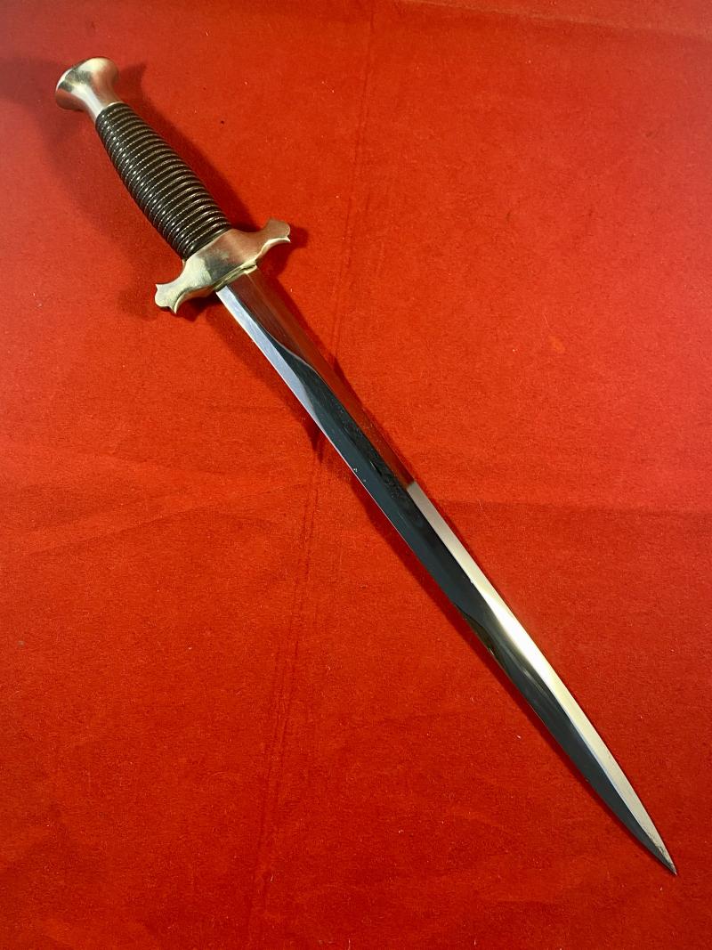 BOAS Militaria | Unusual Post WW2 German Dagger with Leather Scabbard ...