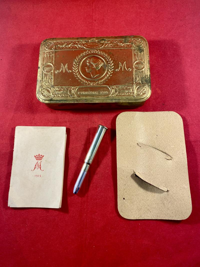 BOAS Militaria | Genuine WW1 1914 Princess Mary Christmas Tin with Xmas ...