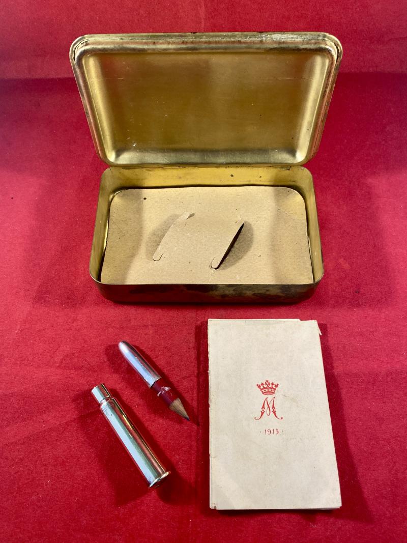 BOAS Militaria | Genuine WW1 1914 Princess Mary Christmas Tin with Xmas ...