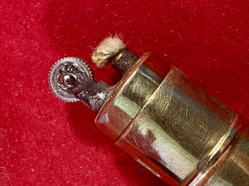 BOAS Militaria | WW2 British Brass Petrol Lighter by The Parr Mfg Co. c1940
