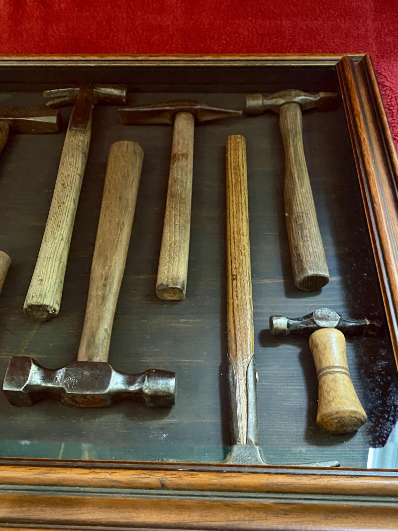 BOAS Militaria | Unusual Large Framed Display of Ten Antique and ...