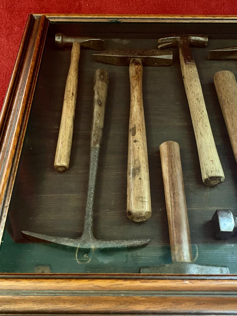 BOAS Militaria | Unusual Large Framed Display of Ten Antique and ...