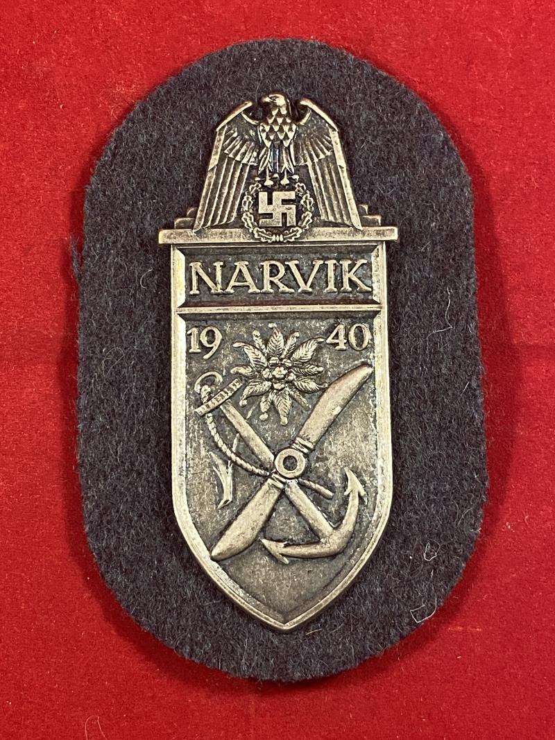 BOAS Militaria | Quality Reproduction of a WW2 German Narvik Shield ...