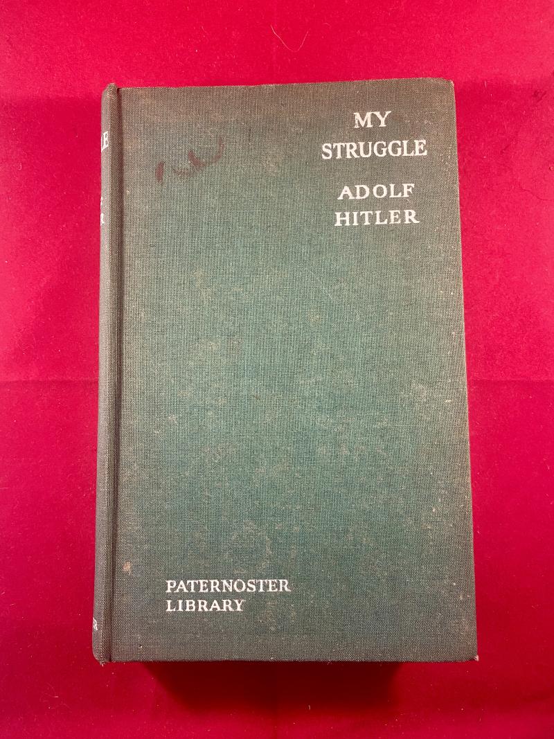 BOAS Militaria | Original Hardback Copy of My Struggle - Adolf Hitler’s ...